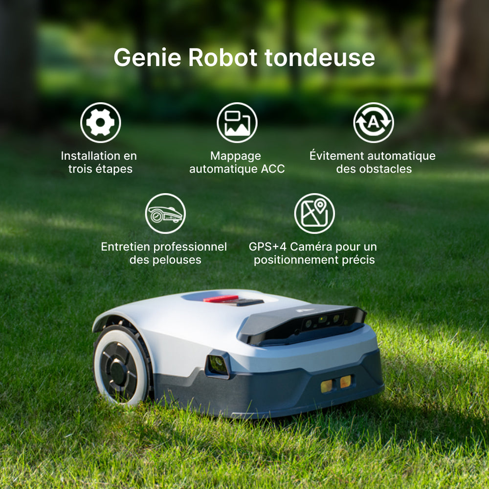 ANTHBOT Genie – Tondeuse robot intelligente avec IA intégrée